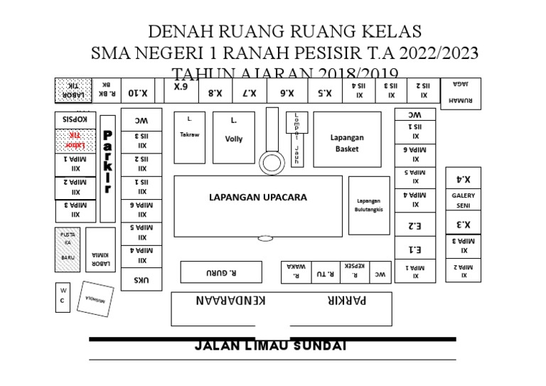 Denah Ruang Lokal Sman 1 | PDF