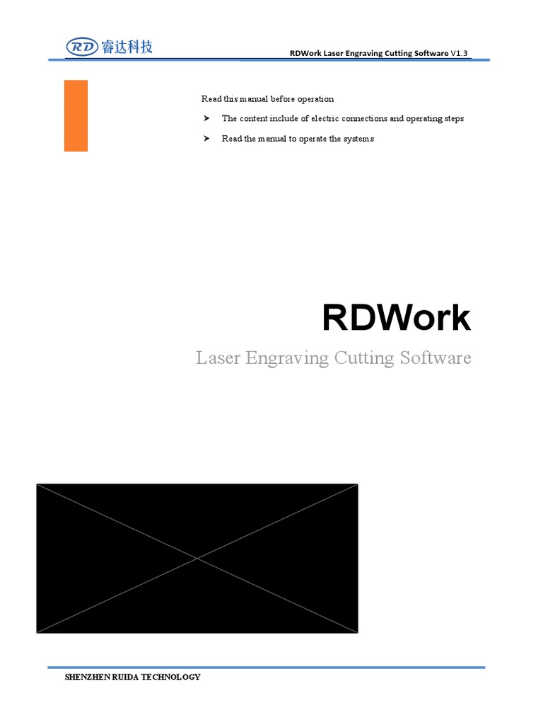RDWork Laser Engraving Cutting Software V1.3 | PDF | Point And Click | Menu (Computing)