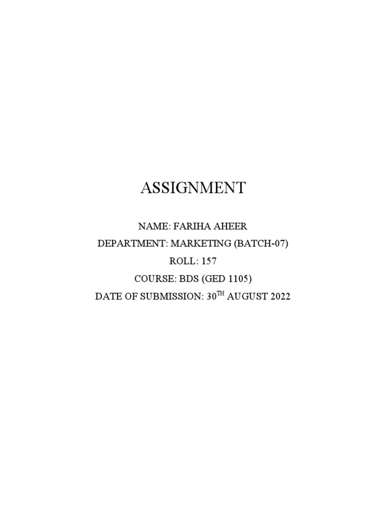 Assignment On Permanent Settlement Act | PDF | Property | Government ...