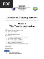Tour Guiding Module | PDF | Tourism | Leadership