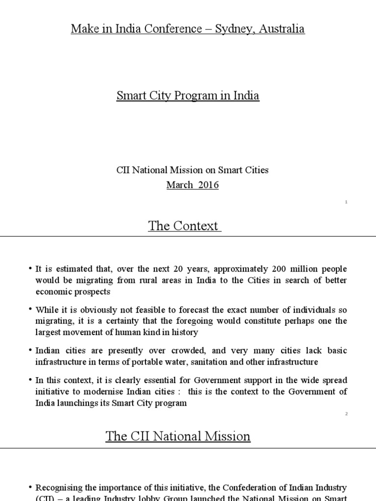 7 Smart City Program in India | PDF | City | Economies