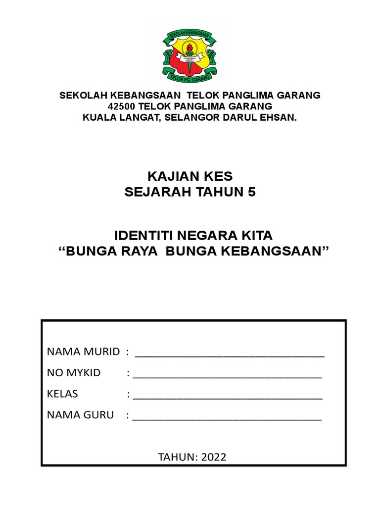 Kajian Sejarah Bunga Raya | PDF