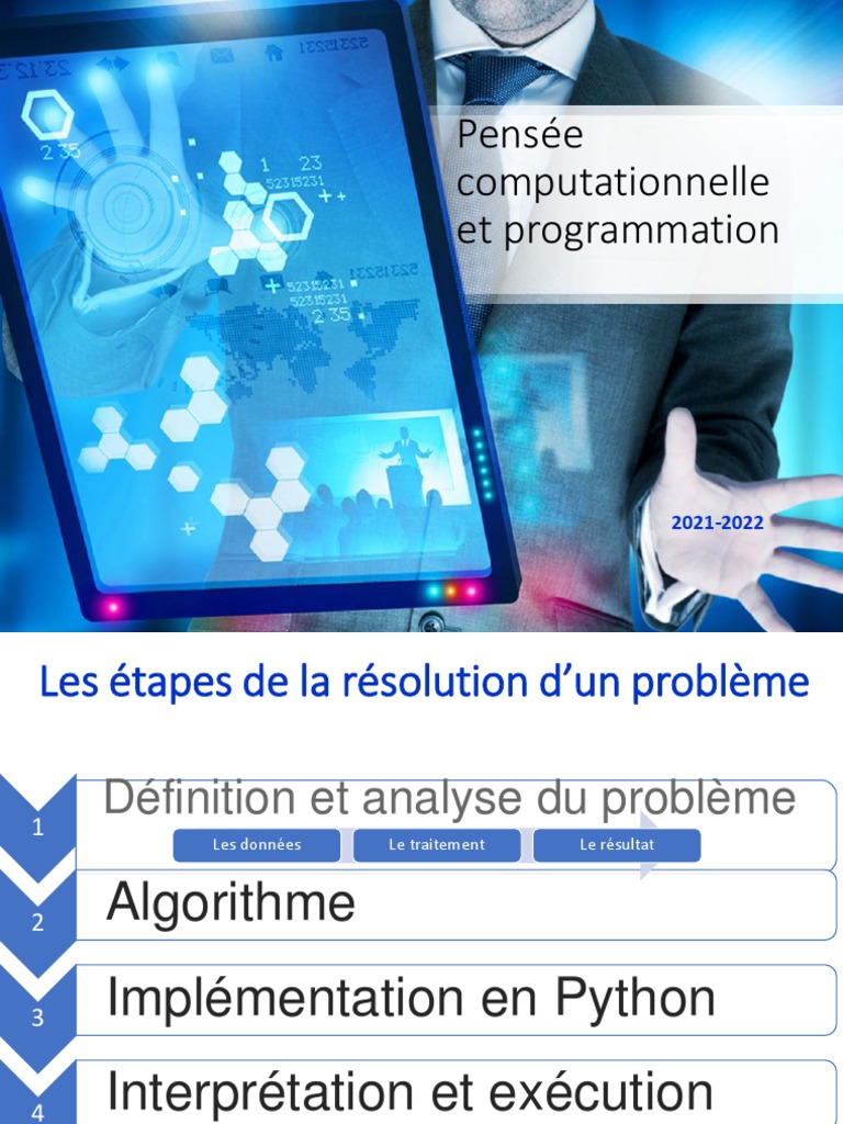 Programmation et Algorithmes Python | PDF | Structure de contrôle | Python (Langage de ...
