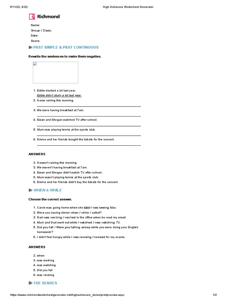 High Achievers Worksheet Generator2 | PDF | Cognitive Science | Linguistic Typology