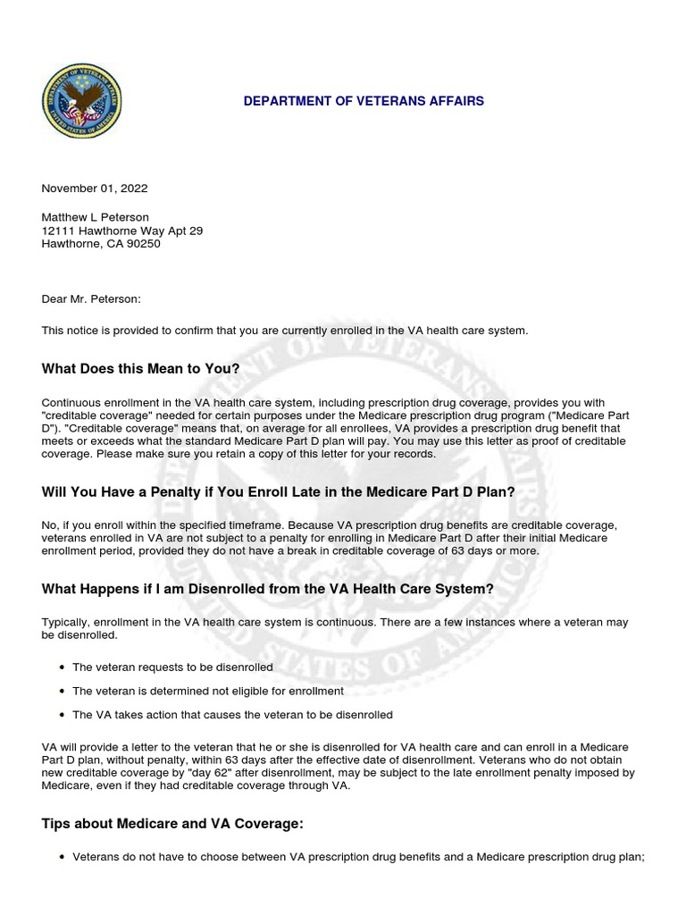 Department of Veterans Affairs: What Does This Mean To You? | Download ...