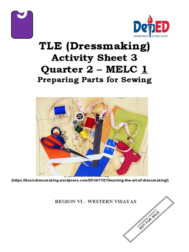 LAS-TLE-9-DRESS-week-3 | PDF | Seam (Sewing) | Sewing