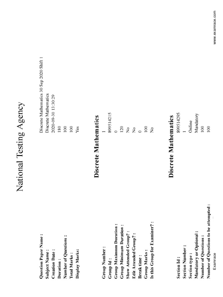 Discrete-Mathematics Paper NPTEL | PDF | Punctuation | Orthography