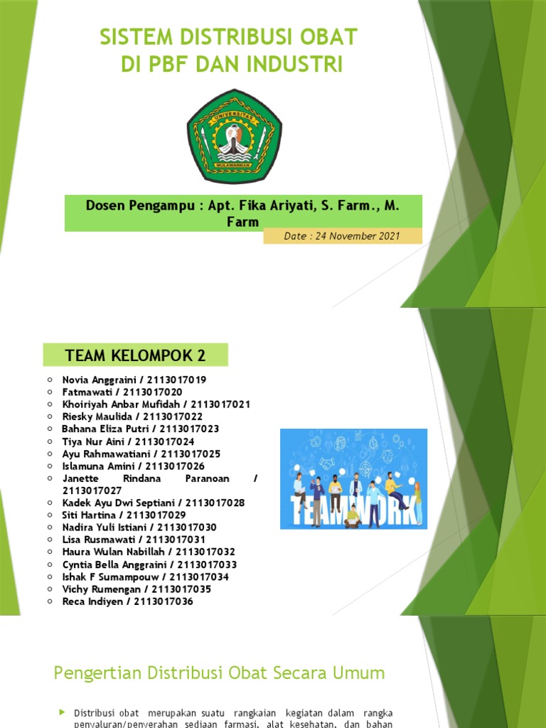 Sistem Distribusi Obat Di PBF Dan Industri | PDF