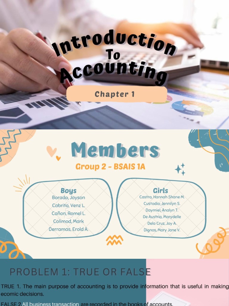 Introduction To Accounting Bsais 1a Group 2 Pdf