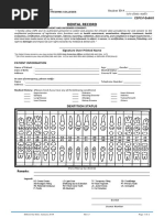 Dental Patient Examination Record | PDF | Human Tooth | Medical Specialties