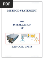Method Statement For Installation of FCU | PDF | Specification ...