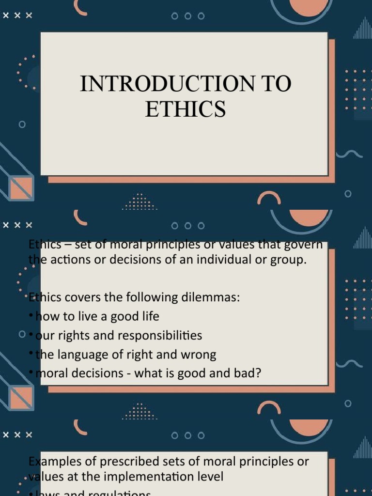 Ethics Presentation | PDF | Business Ethics | Psychology