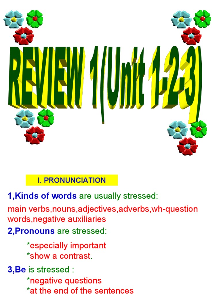 Exploring Pronunciation: Emphasis in Sentences and Phrasal Verbs | PDF | Adverb | Semantic Units