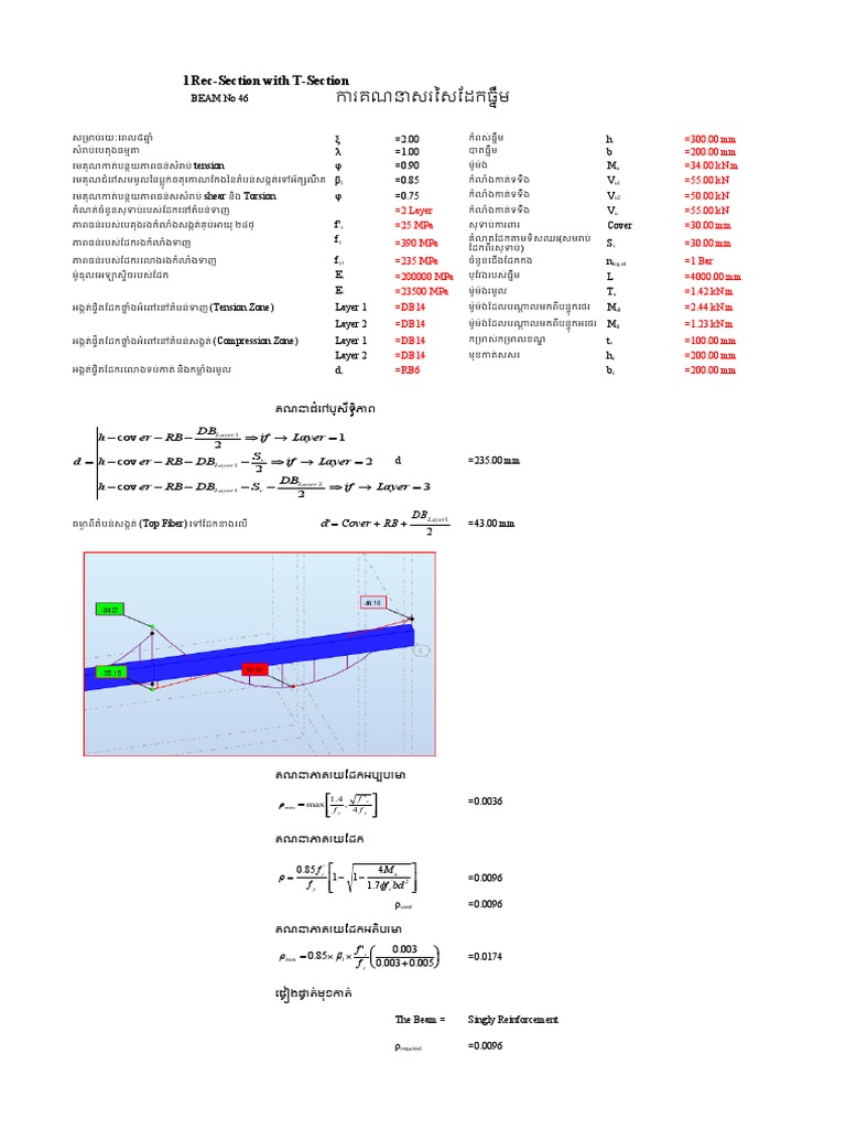 Beam Design | PDF