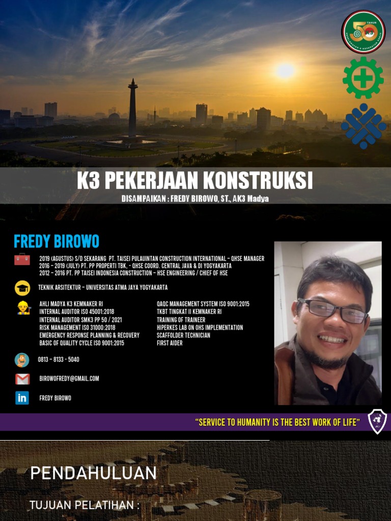 Modul K3 Pekerjaan Konstruksi | PDF | Sains & Matematika