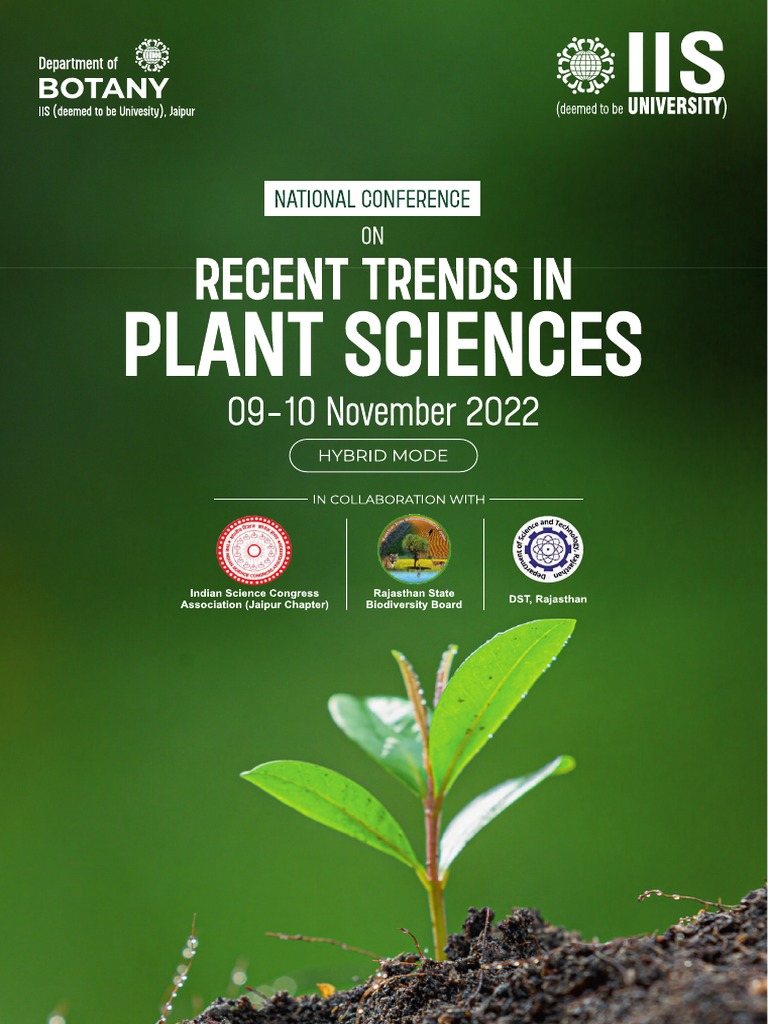 National Conference On Recent Trends in Plant Science | PDF