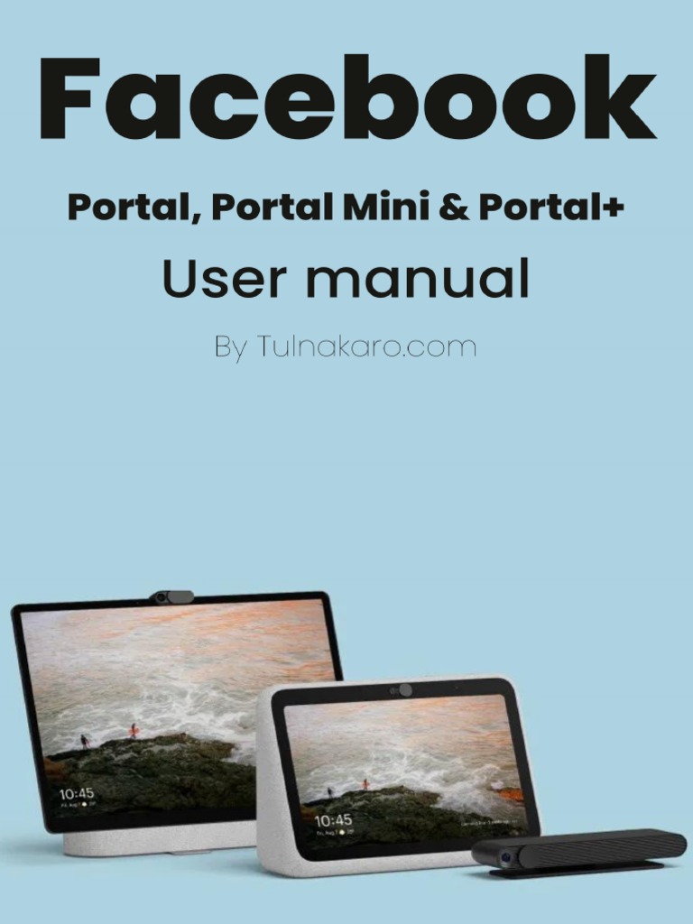 Meta Portal User Manual Overview | PDF | Password | Facebook