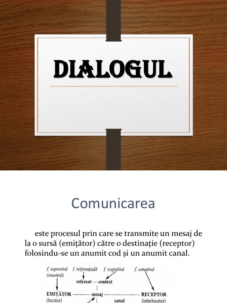 Dialogul | PDF