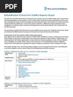 ORIF Ankle Fracture Rehab Protocol | PDF | Surgery | Anatomical Terms ...