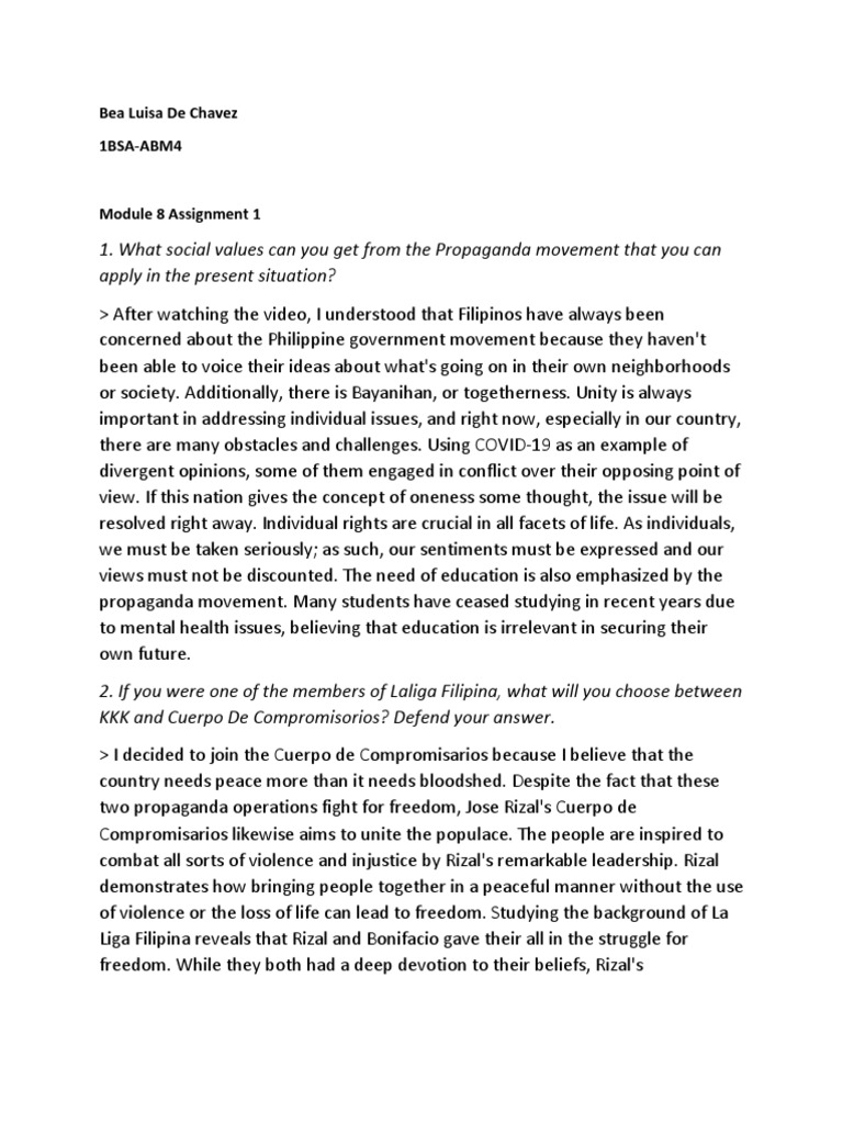 Module 8 Assignment 1 | PDF | Social Science Module 8 Assignment 1 | PDF | Social Science