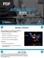 YMCA Bench Press Test Instructions | PDF