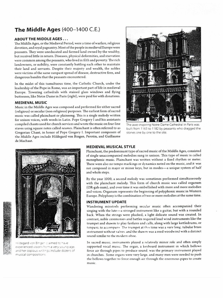 Middle Ages 400-1400ce Notes | PDF