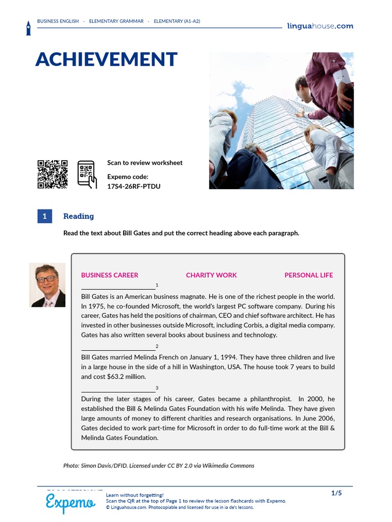 Achievement British English Student Ver2 | PDF | Linguistics