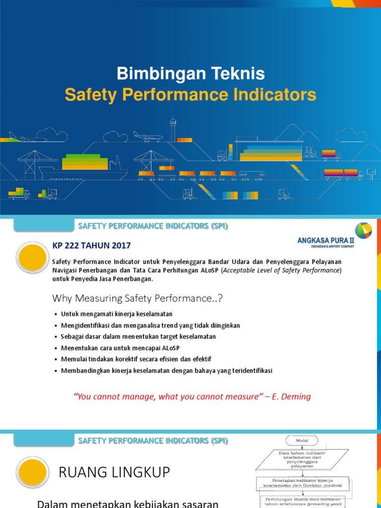 Materi Short Course Safety Performance Indicator SPI | PDF