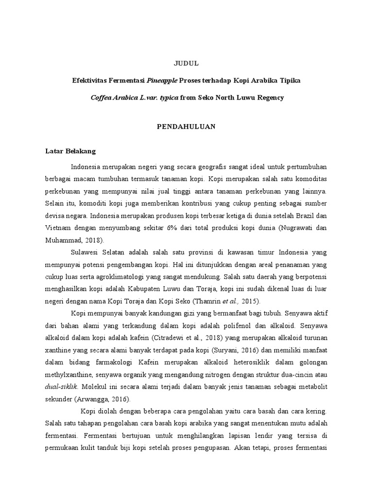 Draft Rencana Penelitian Tesis | PDF