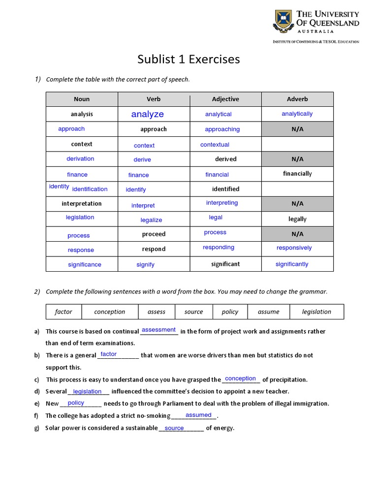 Academic_Word_List_-_Sublist_1 | PDF | Antimicrobial Resistance | Infection