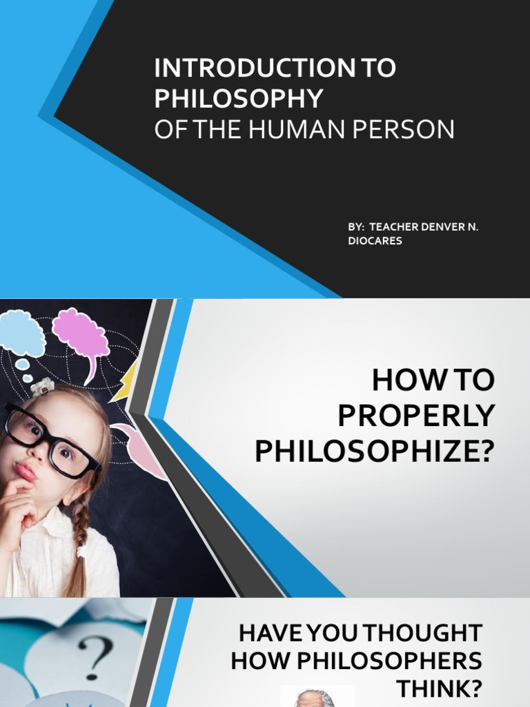 Introduction To Philosophy Lesson 2 and 3 | PDF | Truth | Argument