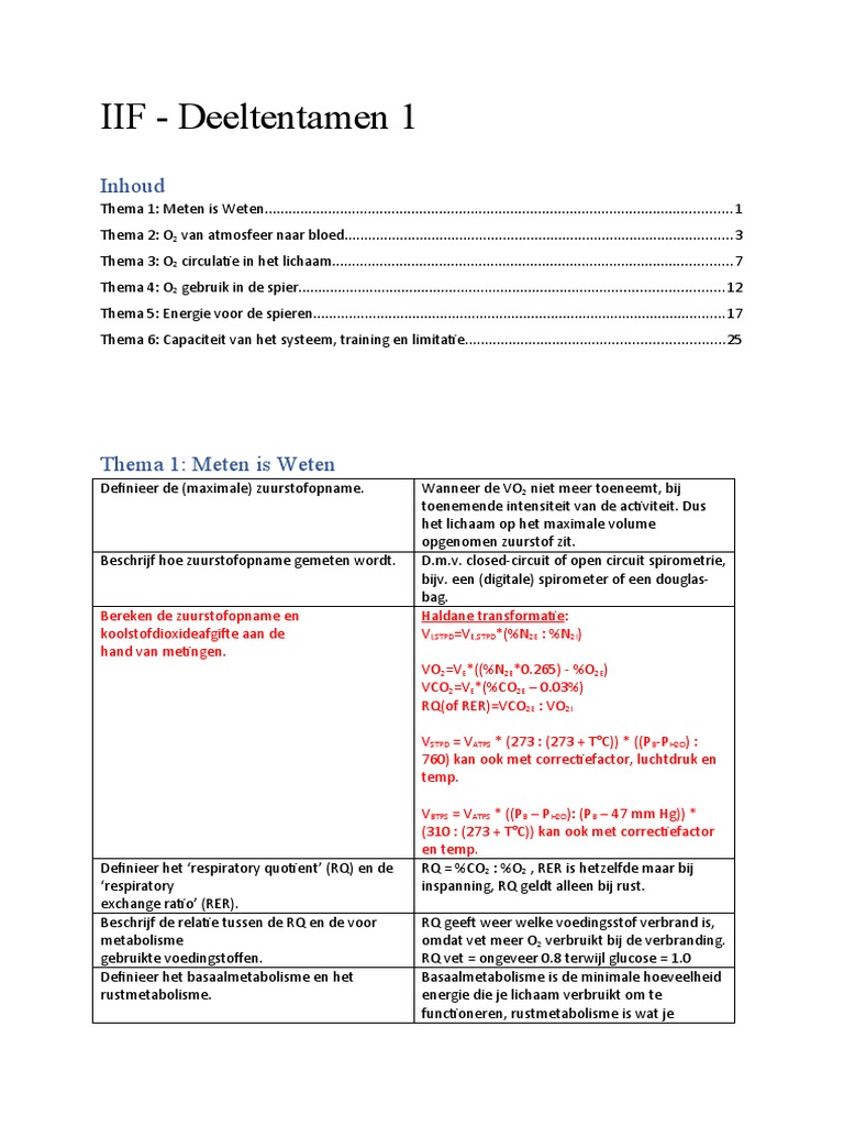 IIF Leerdoelen | PDF