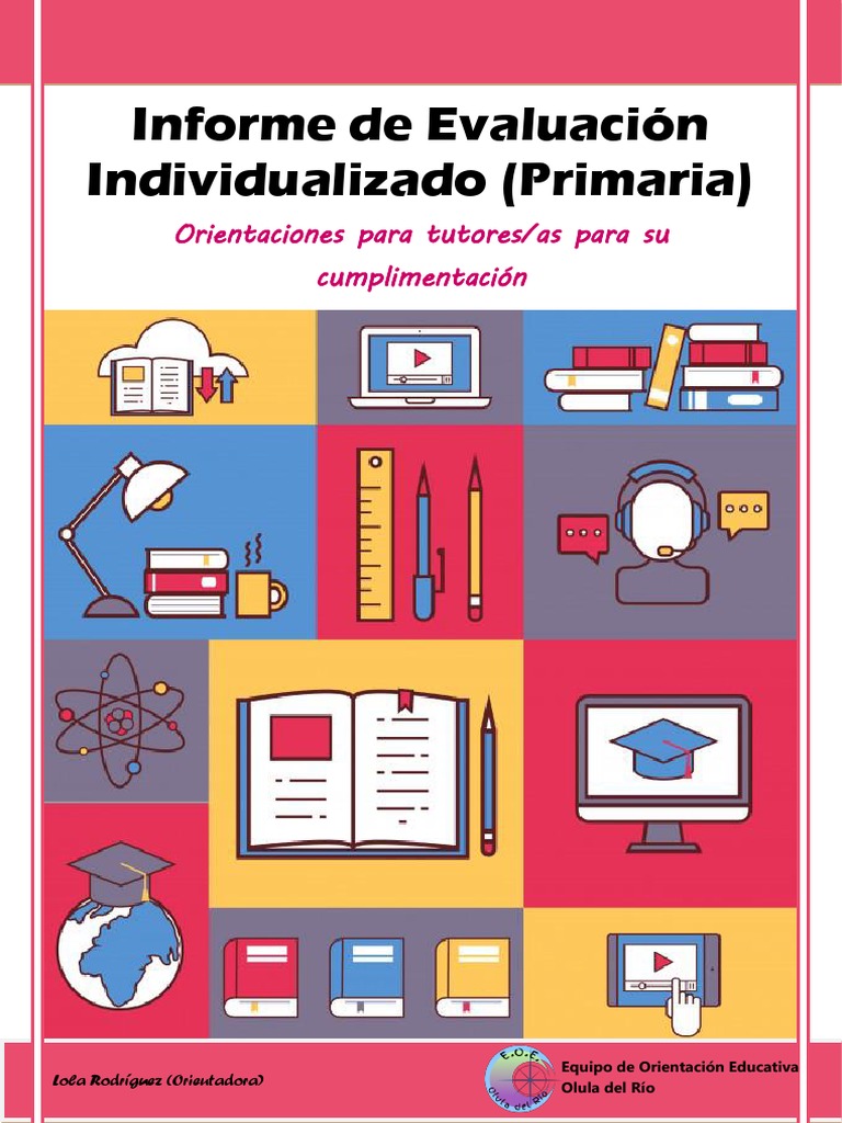 Orientaciones Informe de Evaluacion Individualizado | PDF | Evaluación | Aprendizaje
