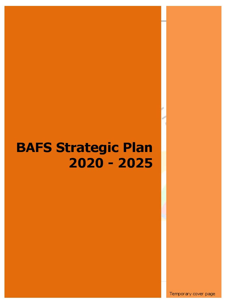 BAFS 2020-2025 Strategic Plan - 12.15 | PDF | Strategic Planning ...