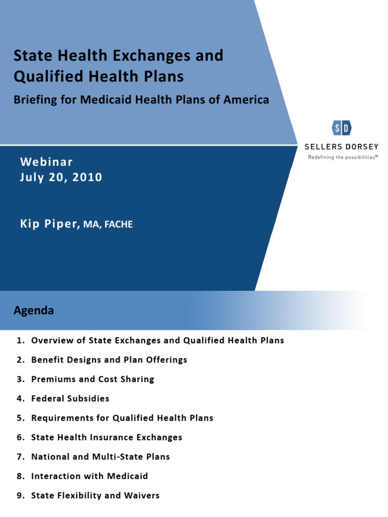 State Health Exchanges and Qualified Health Plans | Download Free PDF ...