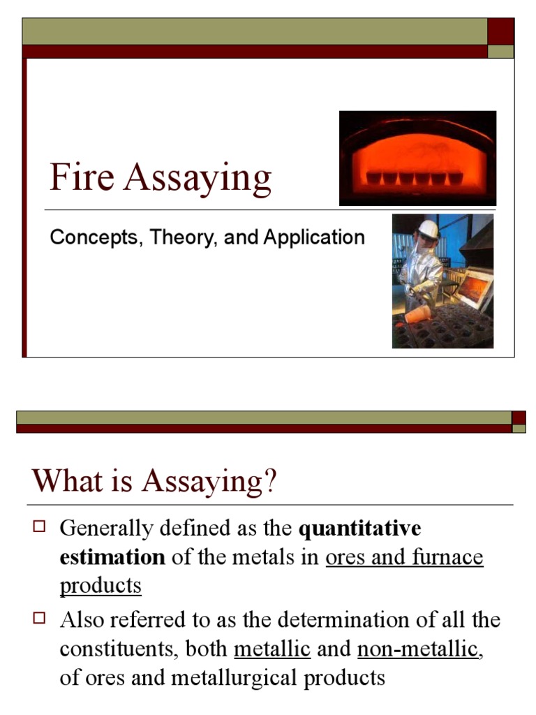 Fire Assaying | PDF | Metallurgical Assay | Silver