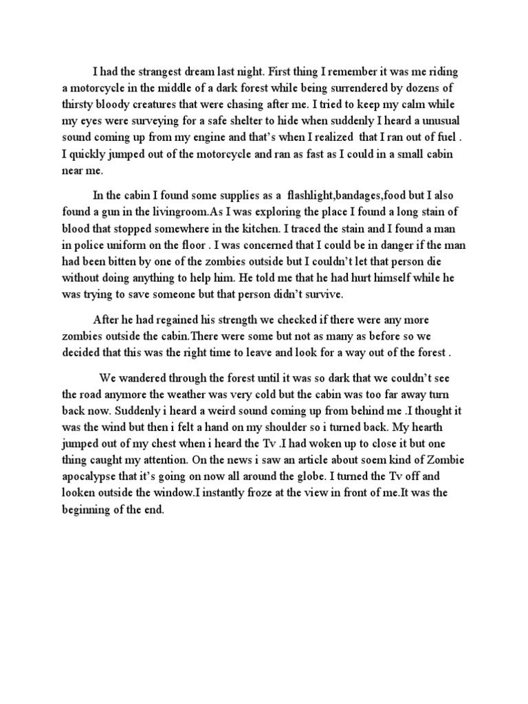 I Had The Strangest Dream Last Night | PDF