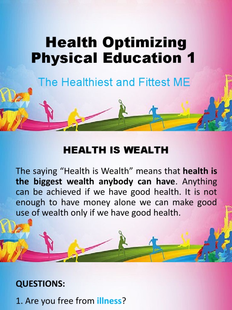 Fitness & Health Guide for Students | PDF | Physical Fitness | Body ...