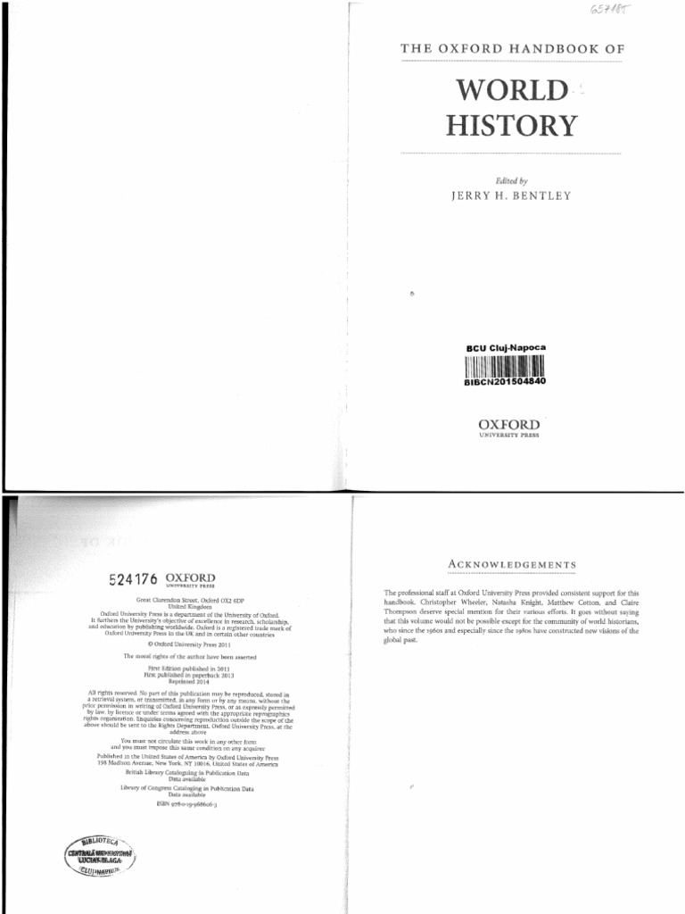 Oxford Handbook of World History | PDF