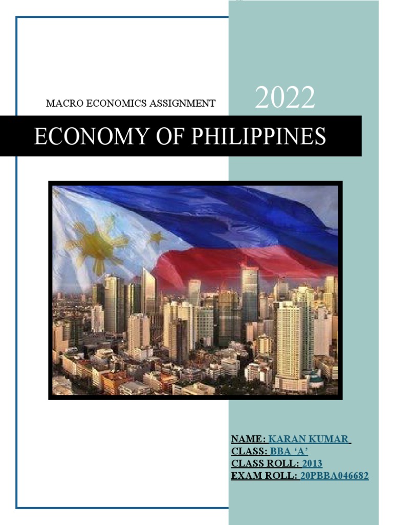 Economy of Philippines Assignment | PDF | Business Cycle | Inflation