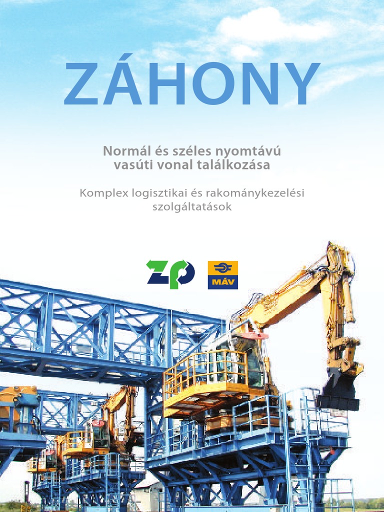 ZÁHONY Normál És Széles Nyomtávú Vasúti Vonal Találkozása | PDF