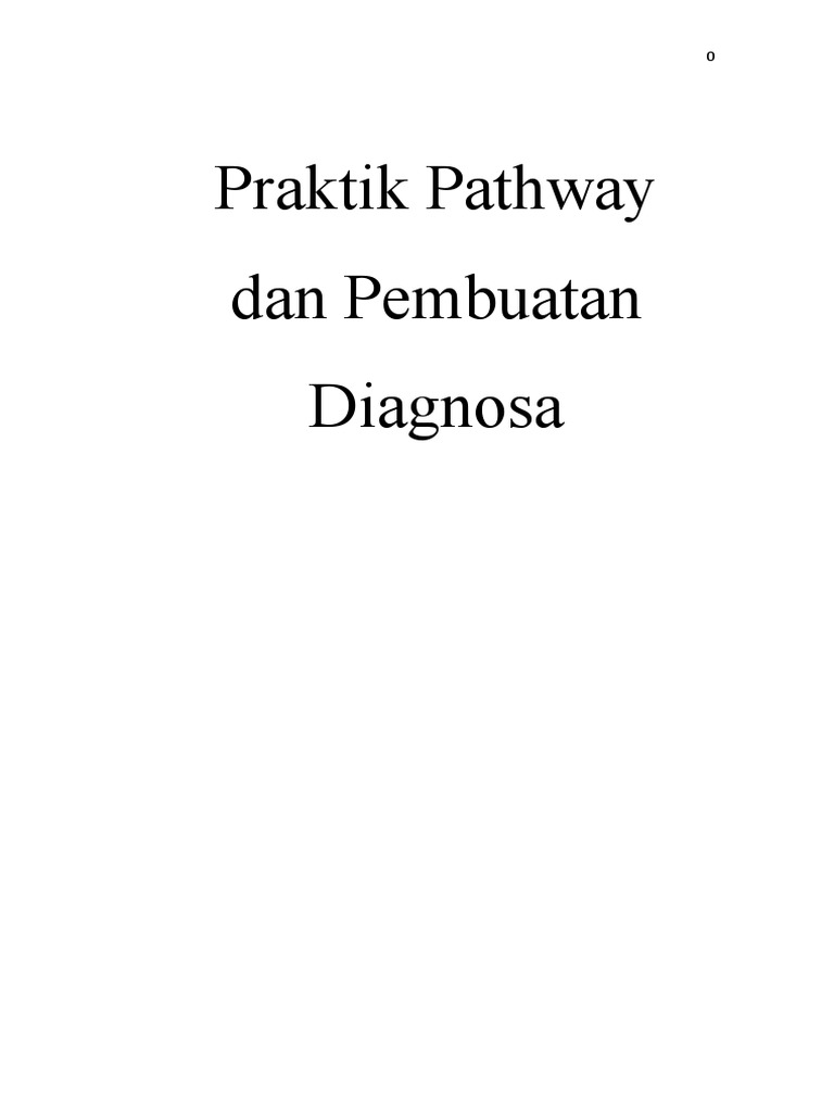 PTM 7 Pathway COB Dan Pembuatan Diagnosa | PDF