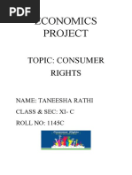 Project On Consumer Rights Class 10 Cbse | PDF | Consumer Protection ...