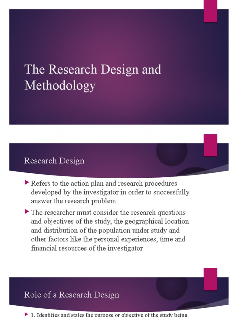 The Research Design and Methodology | PDF | Data | Quantitative Research