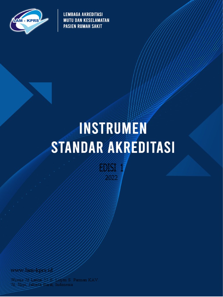 2208 - Buku Instrumen Akreditasi Lam-Kprs - Edisi 2022 | PDF
