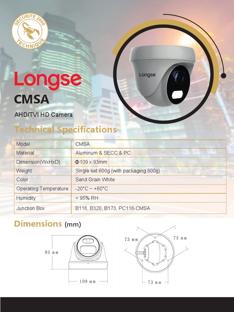 Fiche Technique Cmsa-2 | Download Free PDF | Camera | Infrared