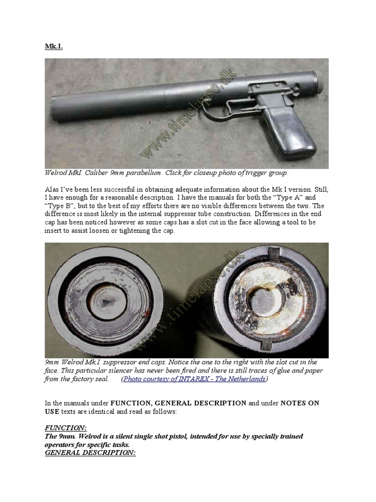 MK 1 | PDF | Gun Barrel | Tools