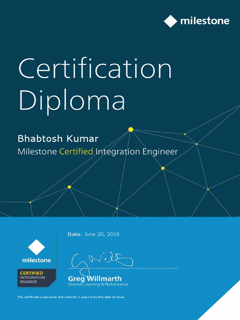 Bhabtosh Kumar - Milestone Certified Integration Engineer (MCIE ...