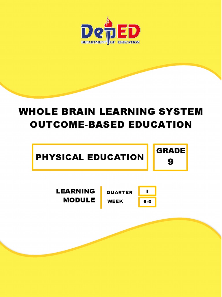 Module Pe 9 Q1 W5 W6 Ac | PDF | Clinical Medicine | Musculoskeletal System