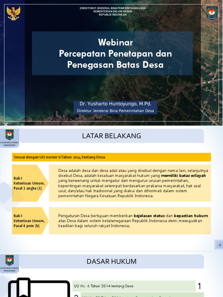 Penegasan Batas Desa | PDF